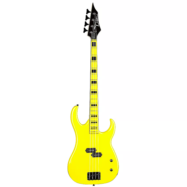 Dean Custom Zone 4-String Bass Yellow | Reverb