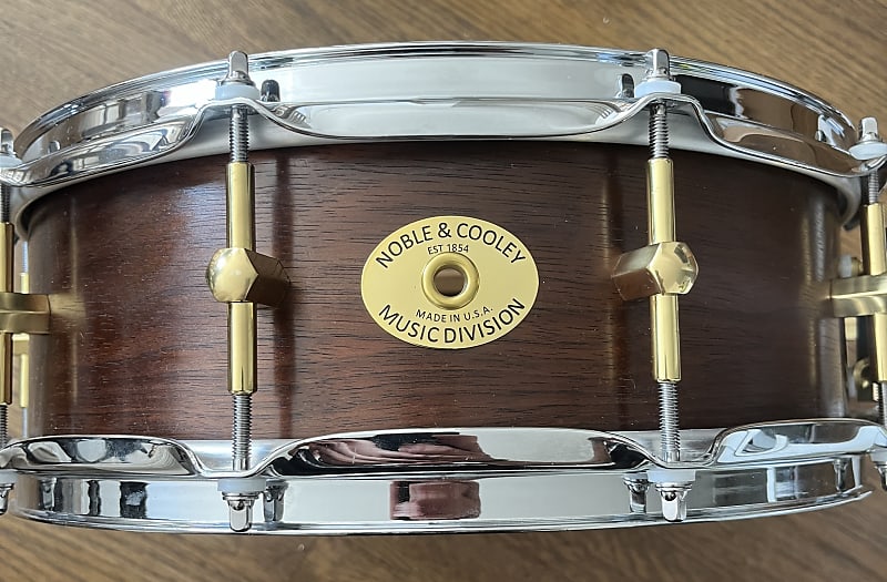 Noble&Cooley SOLID SHELL SS Walnut 5”x14” snare drum 2009 - | Reverb