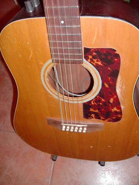 Guild d4 12string electric Aged Natural Satin | Reverb