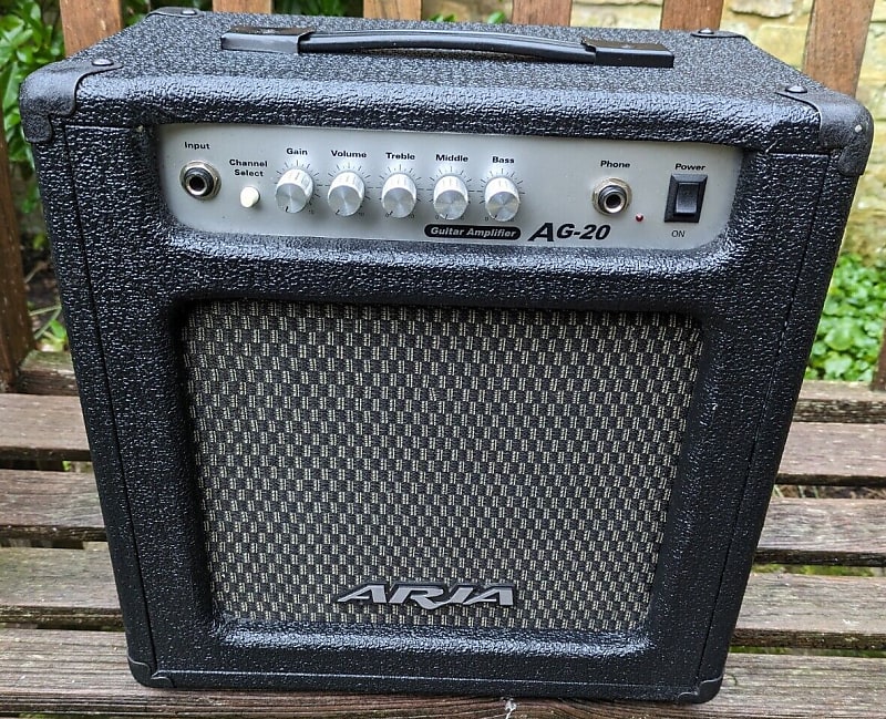 Aria Ag20 20 Watt Guitar Amplifier Combo With Gain | Reverb