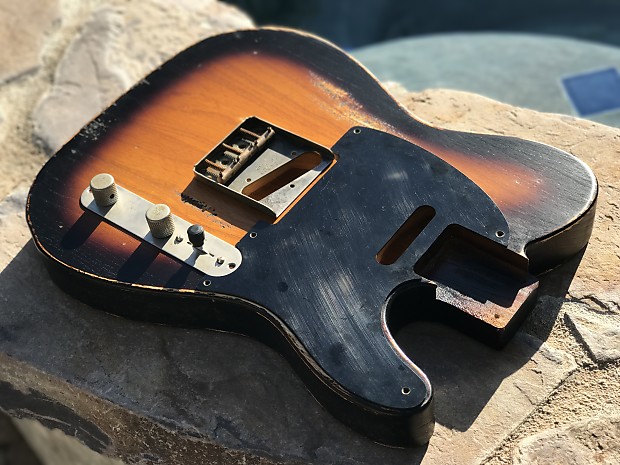 Real Life Relics Tele Telecaster Body Aged 2 Tone Vintage | Reverb UK