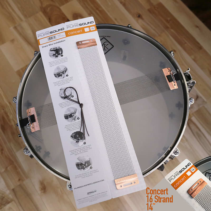 PURESOUND CONCERT SERIES 14" 16 STRAND SNARE WIRE | Reverb UK