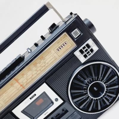 Vintage Trident CX-449F Boombox Ghettoblaster Stereo Radio | Reverb