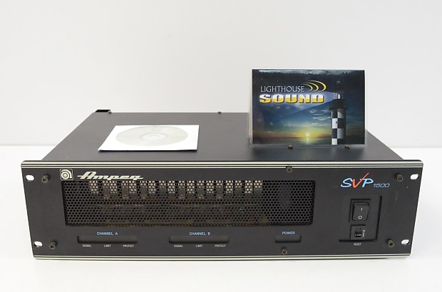Ampeg SVP 1500 Bass Power Amplifier | Reverb