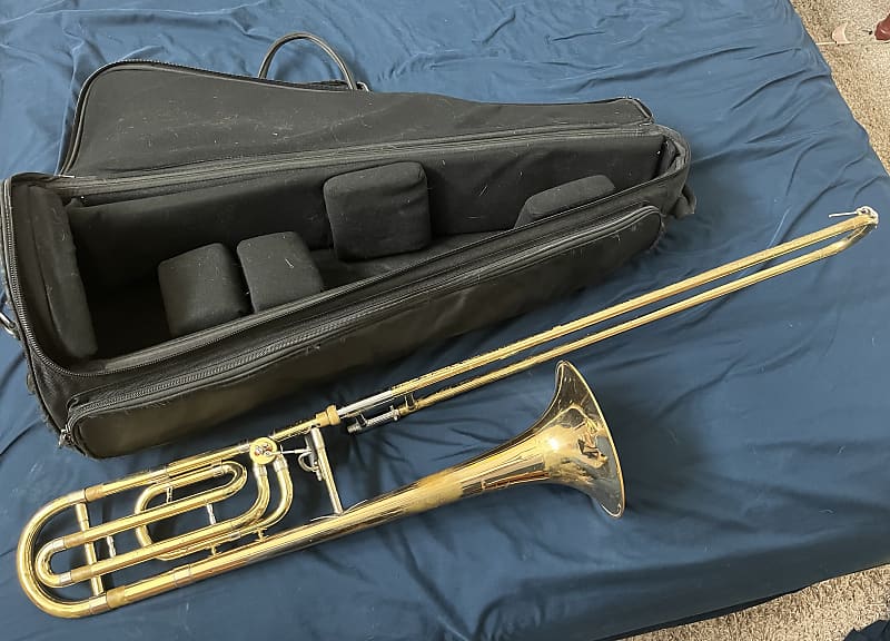 1980’s Bach Omega F-attachment trombone CASE INCLUDED | Reverb