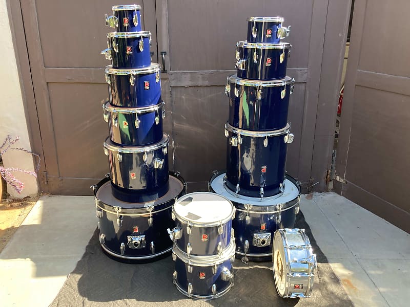 Massive vintage Premier drum kit with 8 concert toms and | Reverb