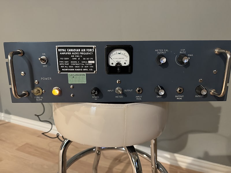Royal Canadian AAF AM 5185/G 1960's tube preamp compressor | Reverb