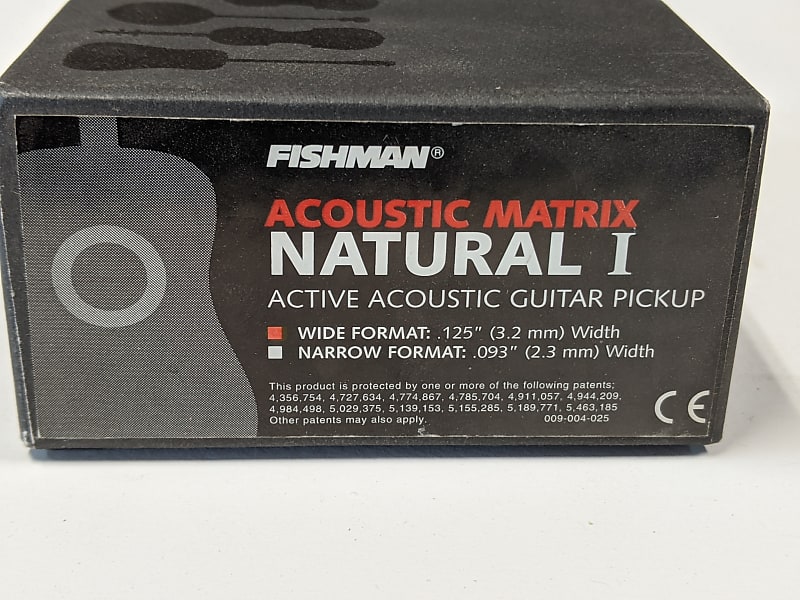 Fishman Acoustic Matrix Natural 1 Wide Format | Reverb
