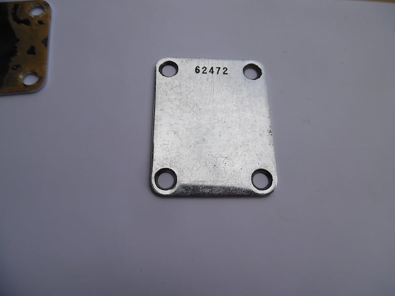 Original Fender Stratocaster Telecaster Neck Plate 1961 | Reverb