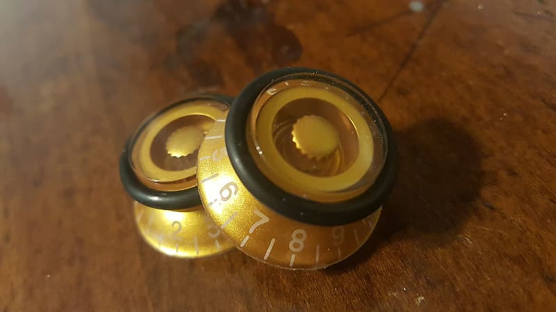 JAT CUSTOM GUITAR PARTS 2 Speed Grip Top Hat Knobs Solid | Reverb