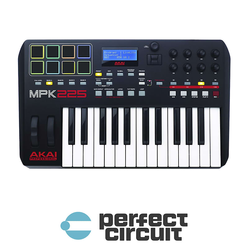 Akai MPK225 25-Key MIDI Controller Keyboard [DEMO] | Reverb