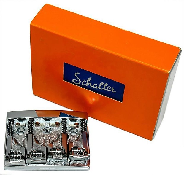 Schaller 3D-4 4-String Bass Bridge with Roller Saddles, | Reverb UK