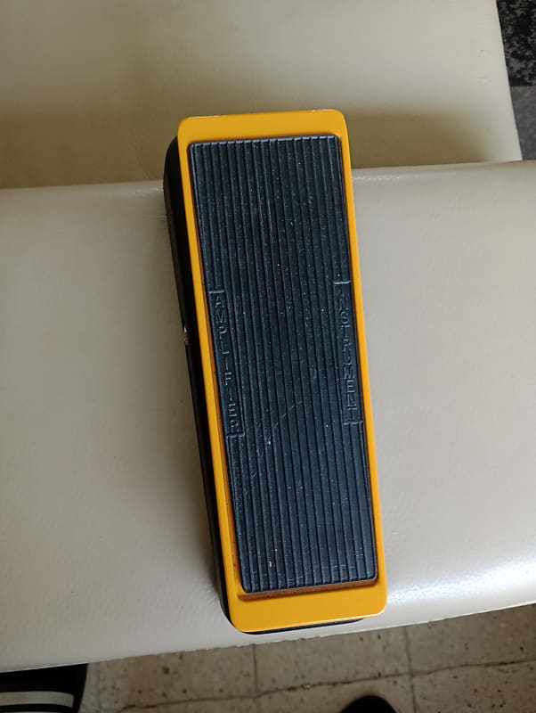 LAA-Custom Italian Wah pedal custom 2015 - Yellow /metal | Reverb