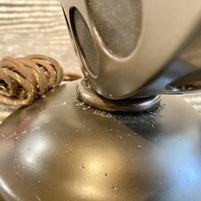 Vintage Western Electric 600A Carbon Mic with Bronze Stand | Reverb