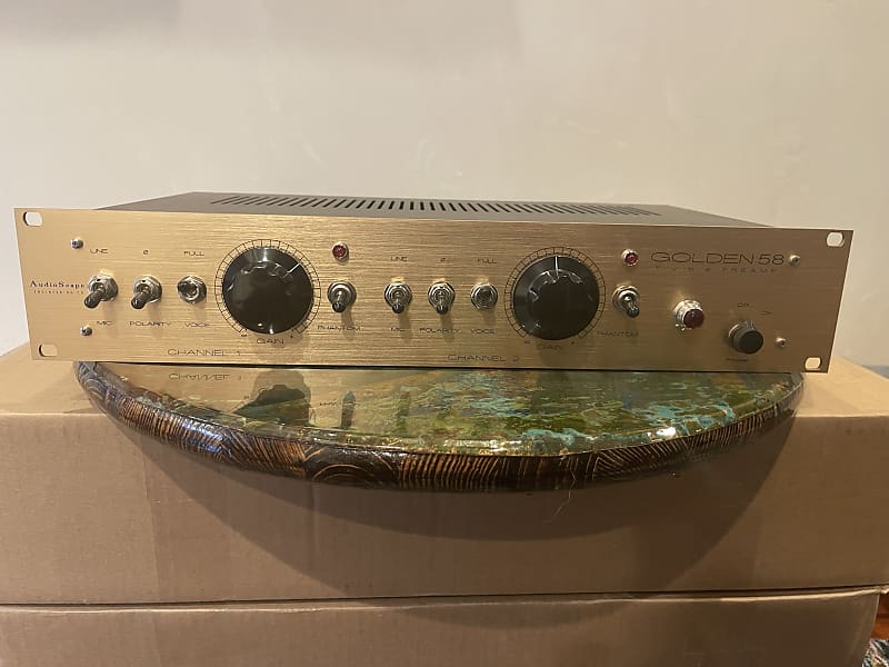 AudioScape Engineering Co. Golden 58 Stereo Preamp 2022 | Reverb