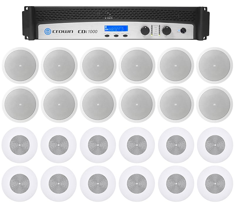 Crown CDi1000 500w 70V Commercial Amplifier:12 Main+12 | Reverb