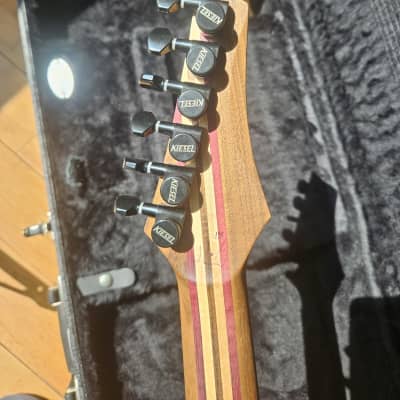 Kiesel K series 6 2018 - Trans Black Denim Cali Burst | Reverb