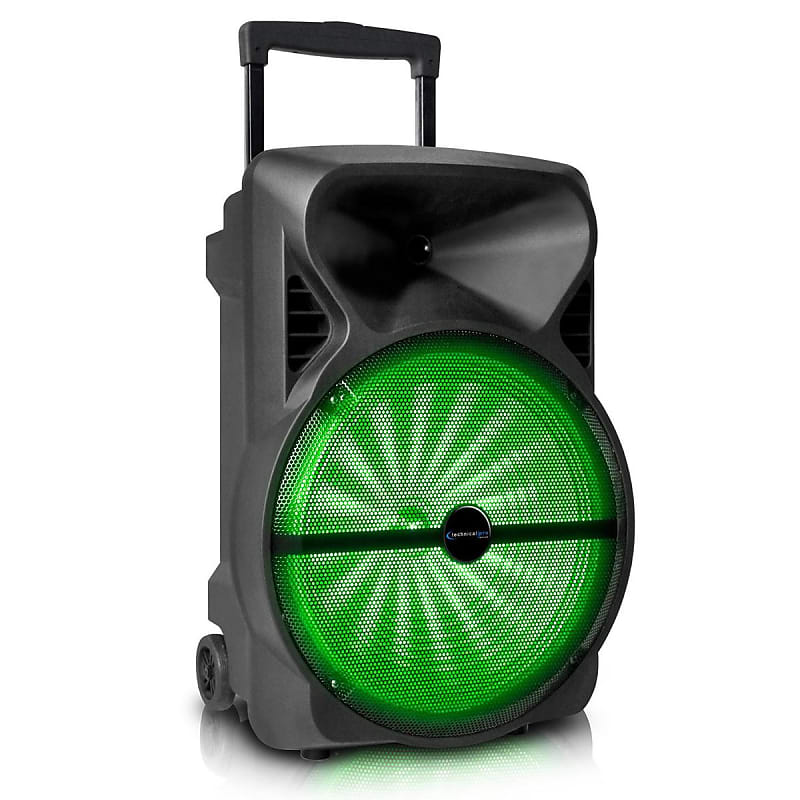 Technical Pro PB1402 Rechargeable 12 Bluetooth Speaker with | Reverb