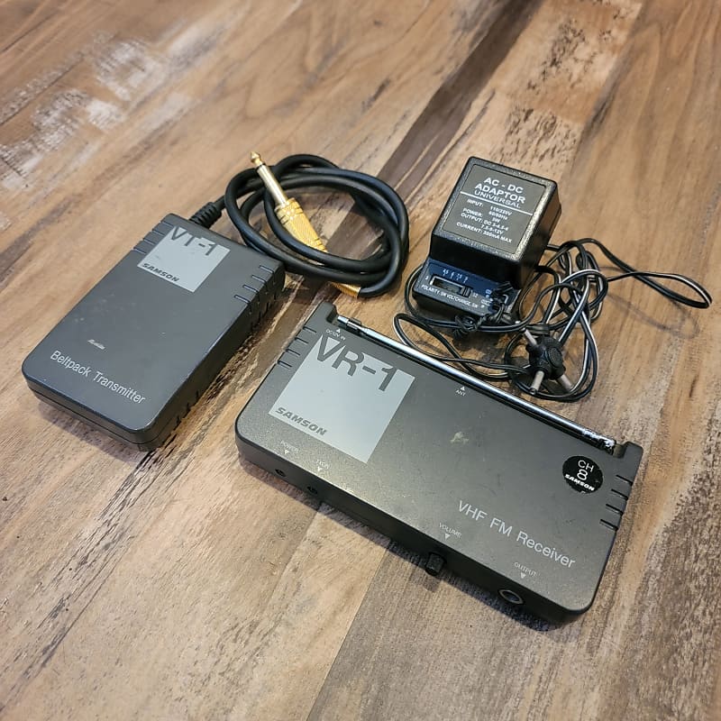 Samson VR-1 VT-1 Wireless Guitar Transmitter Receiver No | Reverb