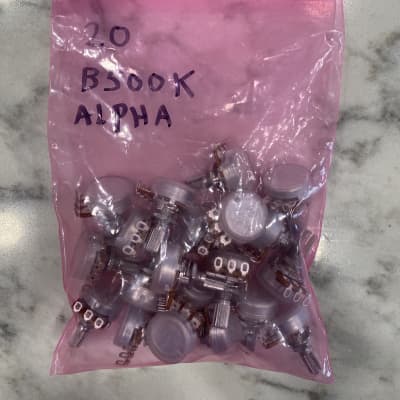 (20 Count) Alpha B500K Potentiometer With Lugs | Reverb