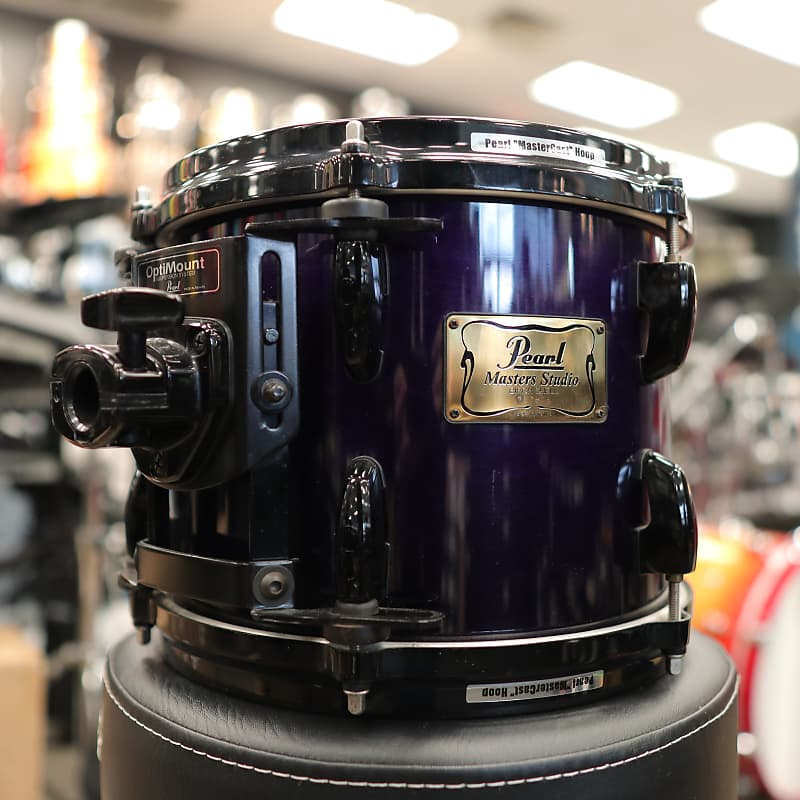 Used Pearl 8x10" Masters Studio Birch BRX Tom - Midnight Fade | Reverb