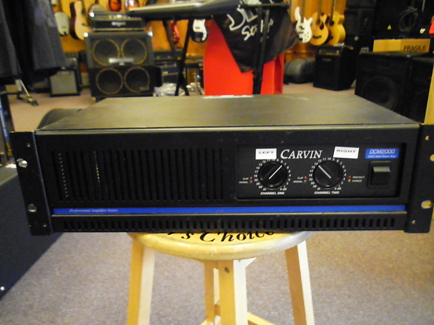 Carvin DCM2000 watt power amp | Reverb