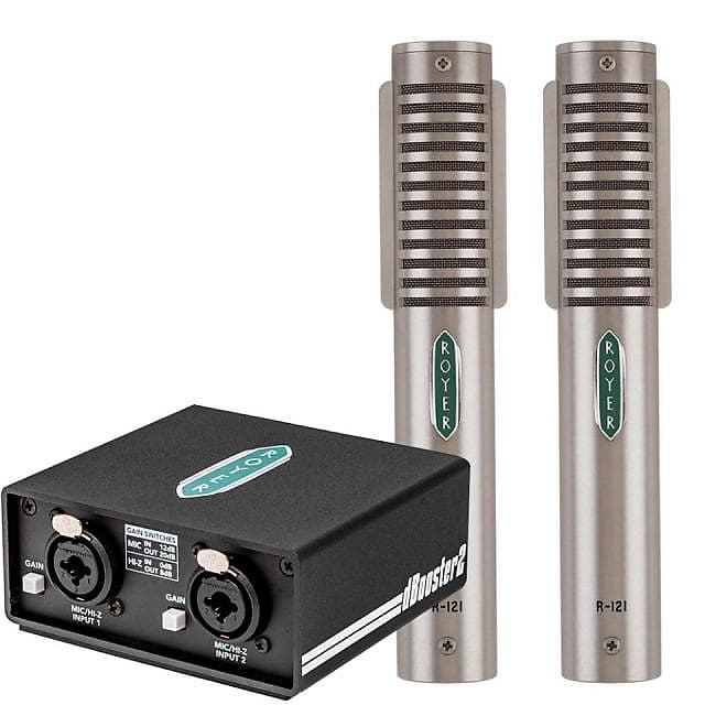 Royer Labs R-121 Matched Pair with dBooster2 (IN STOCK!) | Reverb