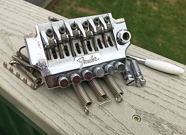 RARE Fender System One Chrome Tremolo Bridge for MIJ | Reverb