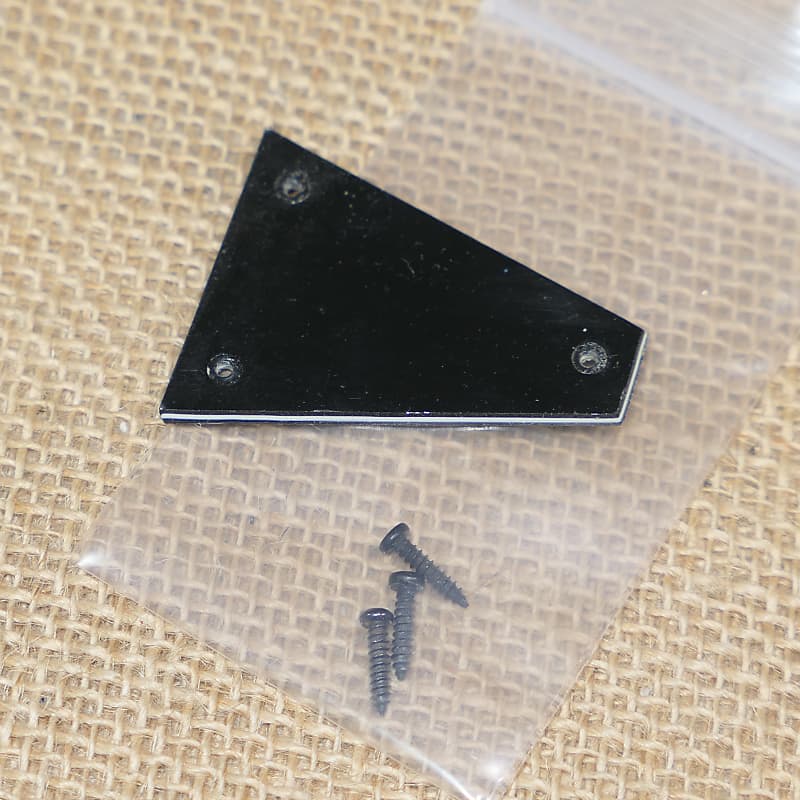 Truss Rod Cover Black, Genuine 2000 Jackson JS12 Dinky Same | Reverb