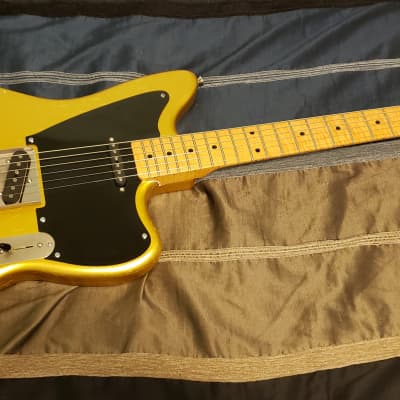 MJT Warmoth Jazzcaster Telemaster Offset Telecaster VTM Aztec | Reverb