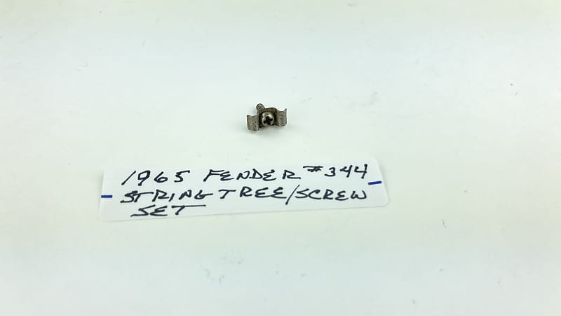 1965 Fender String Tree and Mounting Screw Part #344 Original | Reverb