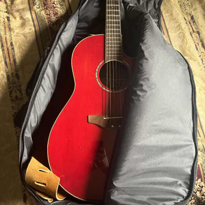 Crafter SF-900 Ovation-Style Acoustic Electric Guitar Brown | Reverb