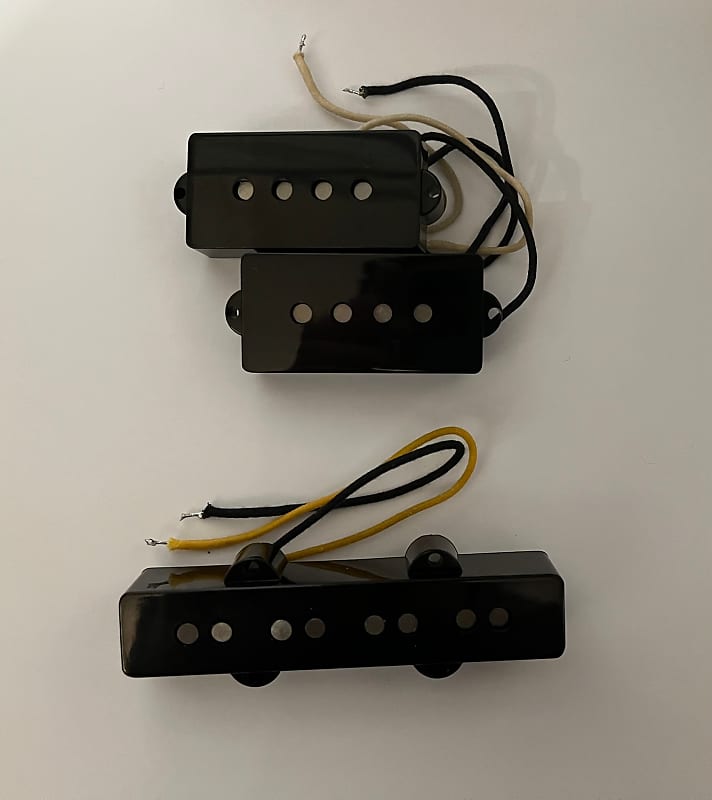 Lollar PJ Bass Pickups 2021 - Black | Reverb