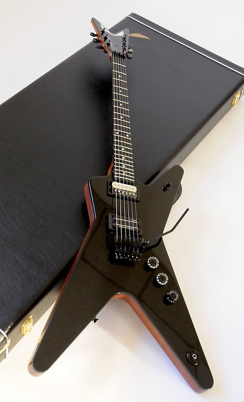 Dean USA Custom ML Dime Black and Natural | Reverb