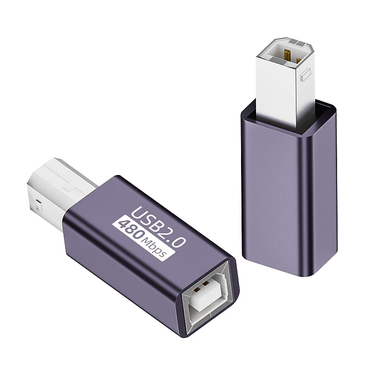 USB B Male to Female Printer Connector MIDI Plug to Jack | Reverb