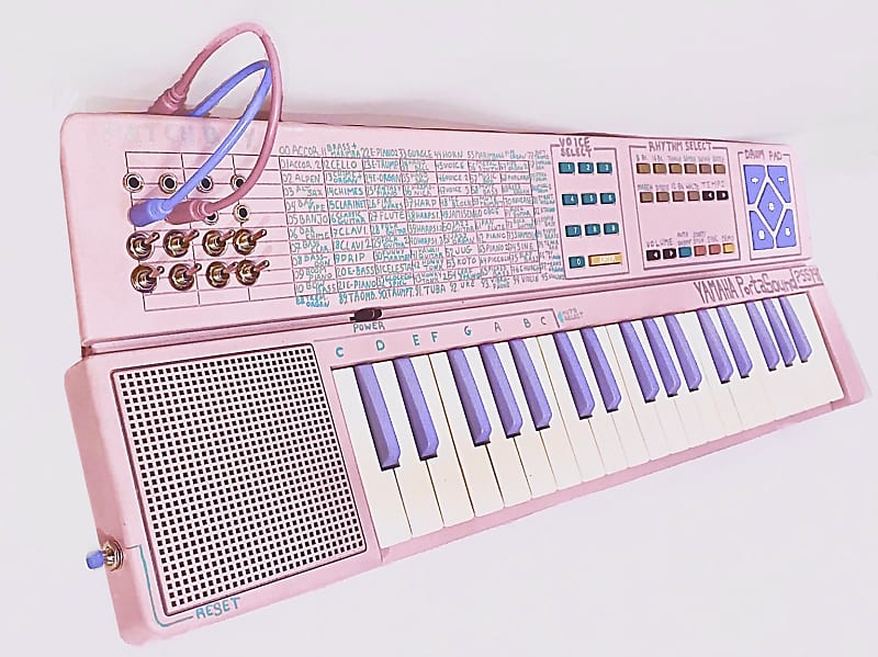 Hand Painted Circuit Bent Yamaha PSS-140 Keyboard - | Reverb Canada