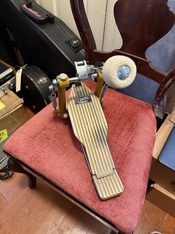 Slingerland Vintage yellow jacket bass drum pedal - Yellow | Reverb