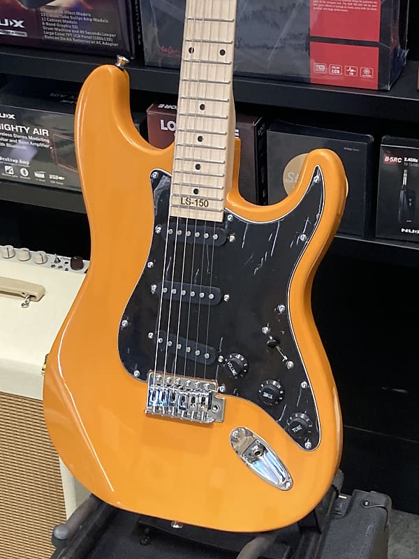 Lyman LS-150 Maple Fingerboard Yellow/Orange - Floor Model | Reverb