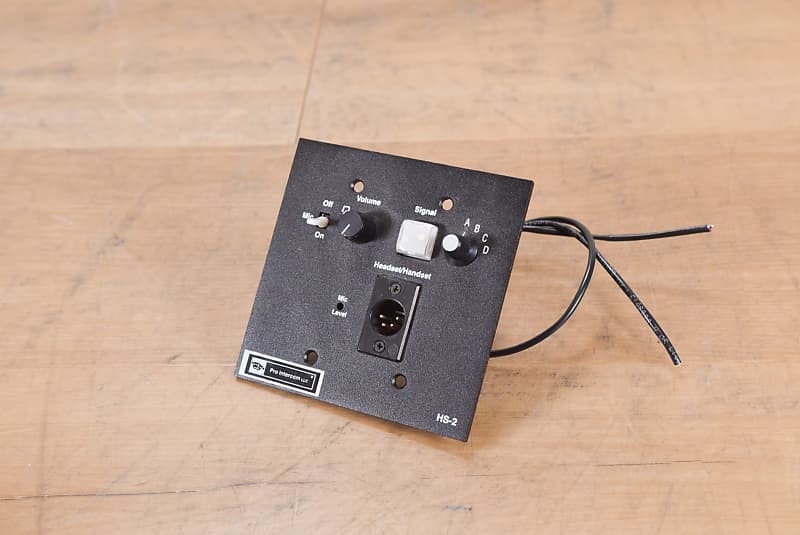 Pro Intercom HS2 Flush Mount Headset Station (church owned) | Reverb