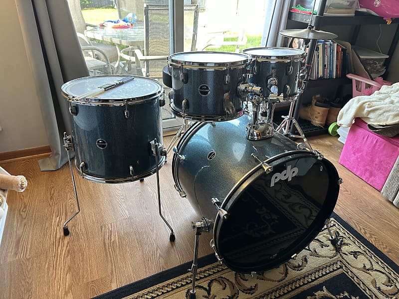 PDP Encore 5-Piece Drum Set in Azure Blue | Reverb
