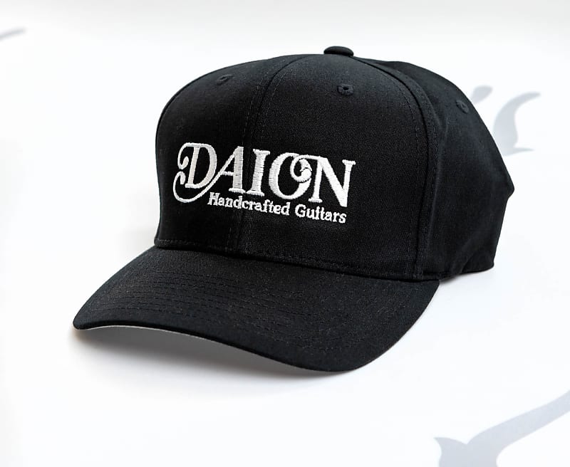 Daion L/XL Black Baseball Cap with Embroidered Logo Front and | Reverb