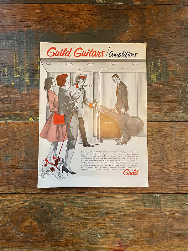 1964 Guild Guitars & Amplifiers Catalog-Case Candy-Vintage | Reverb