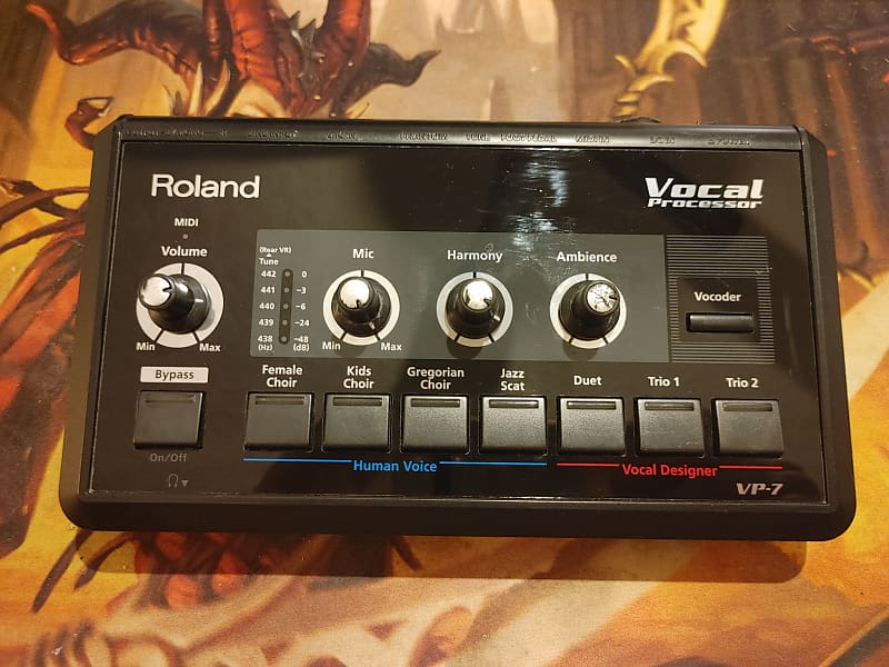 Roland VP-7 Vocal Processor Early 2000's - Black | Reverb
