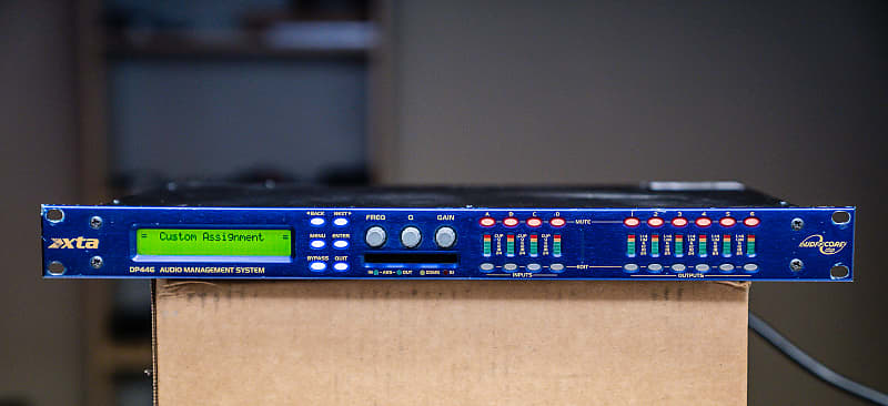 XTA AudioCore DP446 4 in / 6 out Digital Signal Processor DSP | Reverb