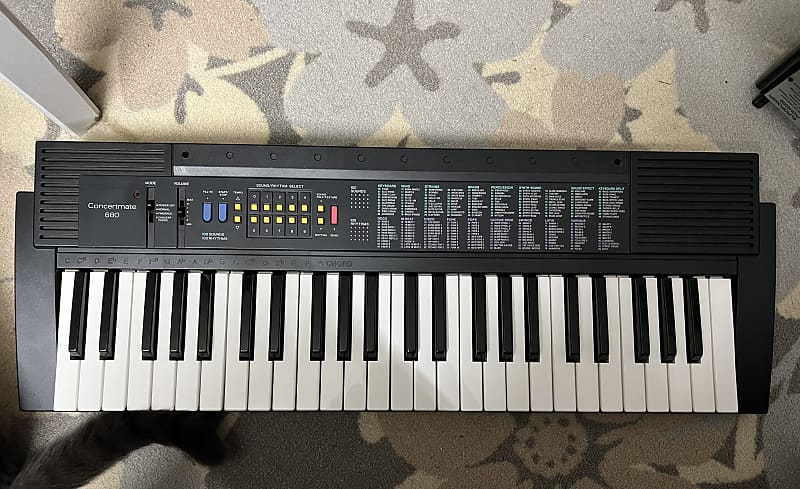 Vintage Radio Shack Concertmate 680 Keyboard Synth | Reverb