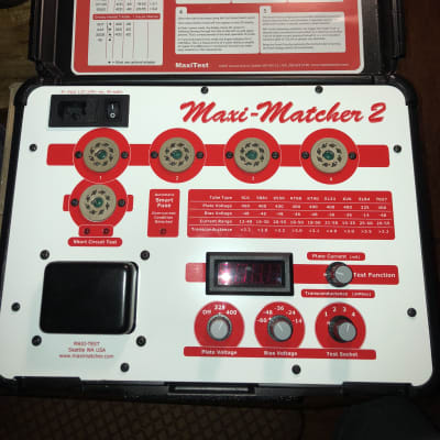 2019 Maxitest Maximatcher II - Includes EL84 Adapter and 6 | Reverb