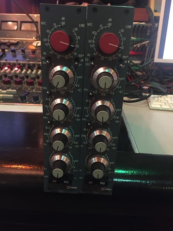 Shep SN8 Mic Pre / EQ Module Pair 1999 BLUE | Reverb