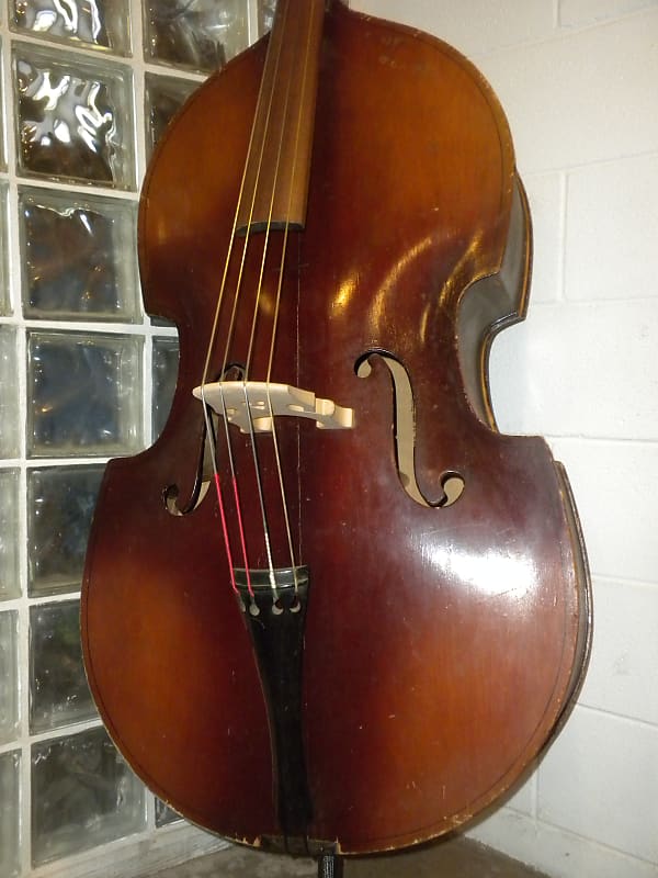 American Standard Upright Bass 1938 Brown Burst Reverb
