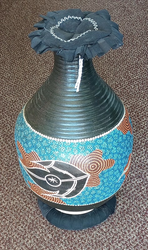 Handmade Nigerian Clay Udu Traditional Aerophone | Reverb