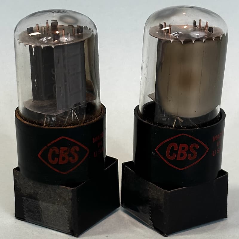 1950s General Electric 12SN7 (x2) Matched Pair Vintage CBS | Reverb